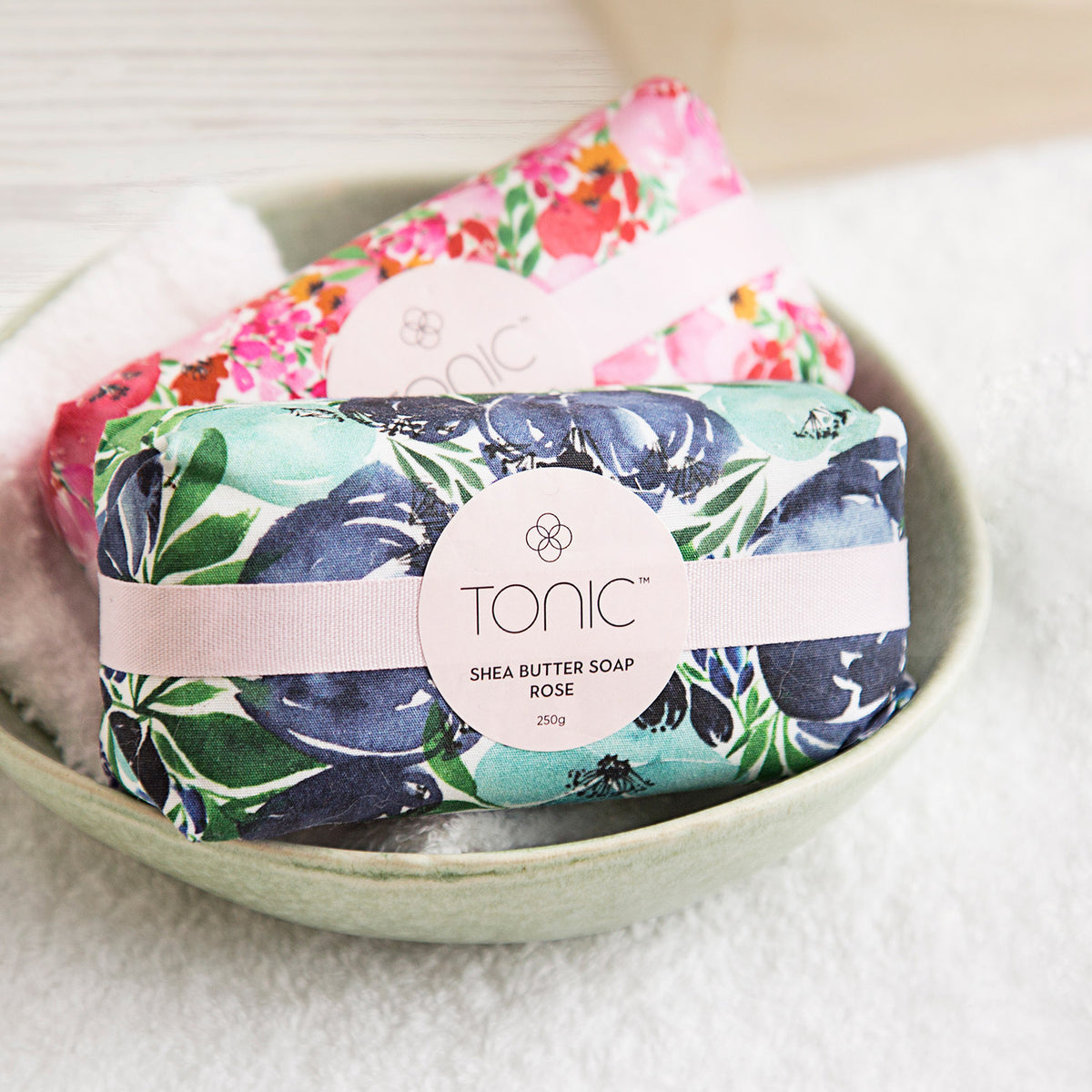 Tonic Australia | Shea Butter Soap - Flourish Blue 250g